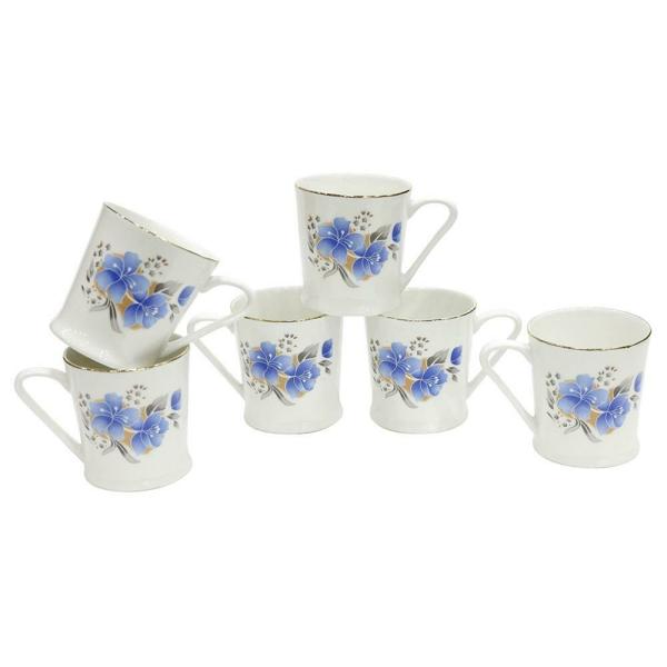BP Bharat Assorted Ceramic Coffee Mug 180 ml (Set of 6) - JioMart