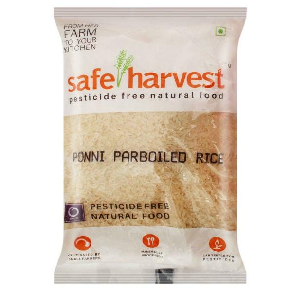 Safe Harvest Ponni Parboiled Rice 1 kg - JioMart
