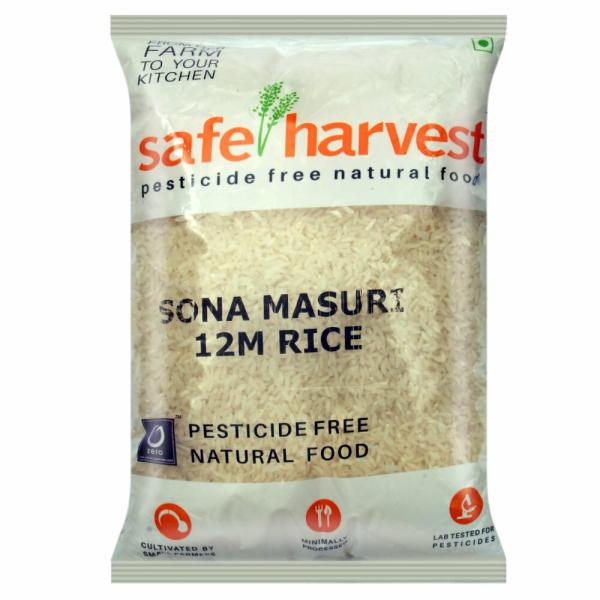 Safe Harvest 12M Sona Masuri Rice 1 kg - JioMart