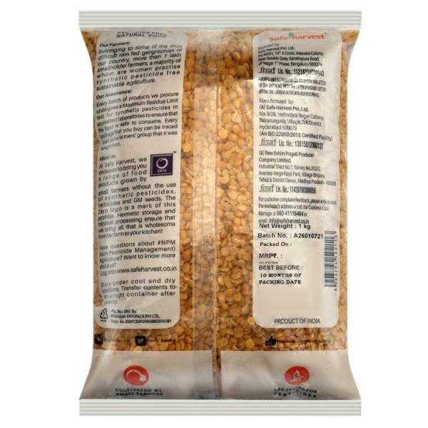Safe Harvest Tur Dal 1 kg - JioMart