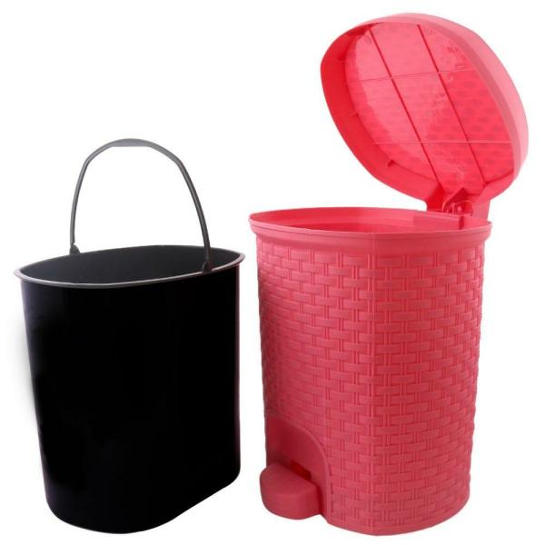 Polyset Java Assorted Plastic Dustbin with Inner Bin 8.2 L - JioMart