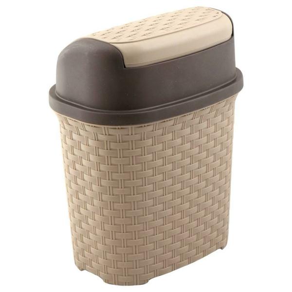 Polyset Brio Plastic Assorted Swing Dustbin 6.2 L - JioMart