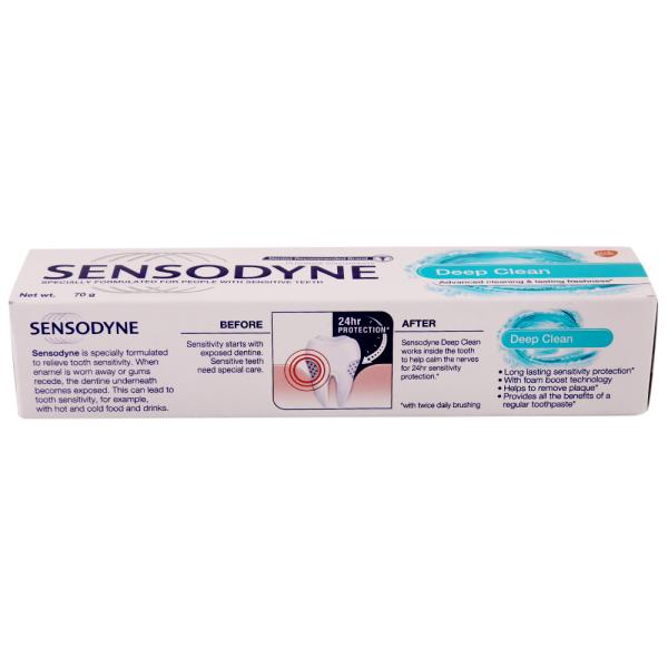 Sensodyne Sensitive Deep Clean Toothpaste 70 g - JioMart