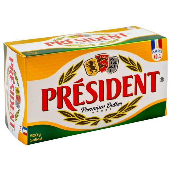President Salted Butter 500 g (Carton) - JioMart