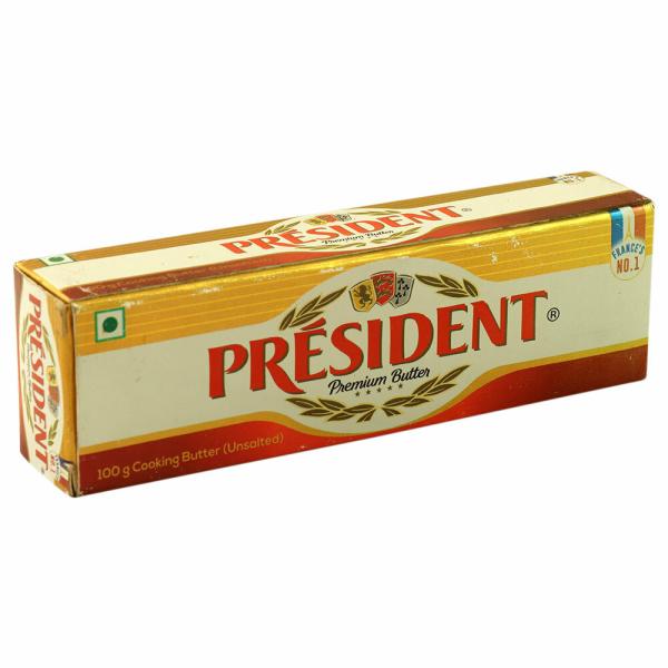 President Premium Unsalted Cooking Butter 100 g (Carton) - JioMart