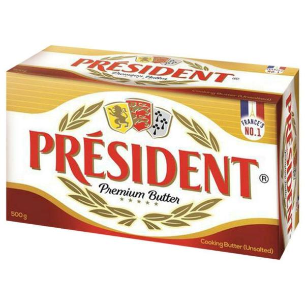 President Unsalted Butter 500 g (Carton) - JioMart