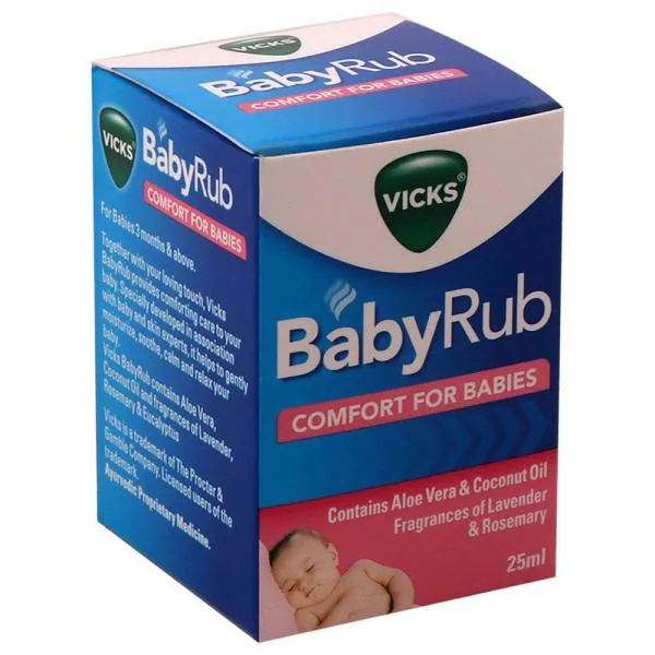 Vicks Aloe Vera and Coconut Oil Baby Rub 25 ml - JioMart