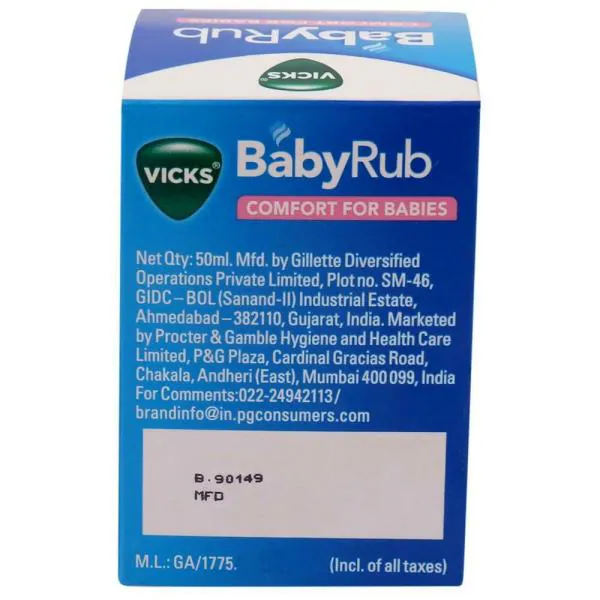 Vicks Baby Rub 50 ml - JioMart