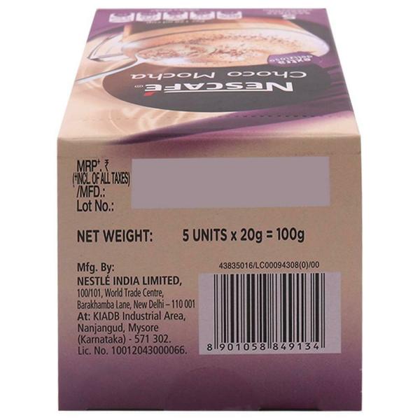 Nescafe Choco Mocha Coffee Premix 20 g (5 pcs) - JioMart