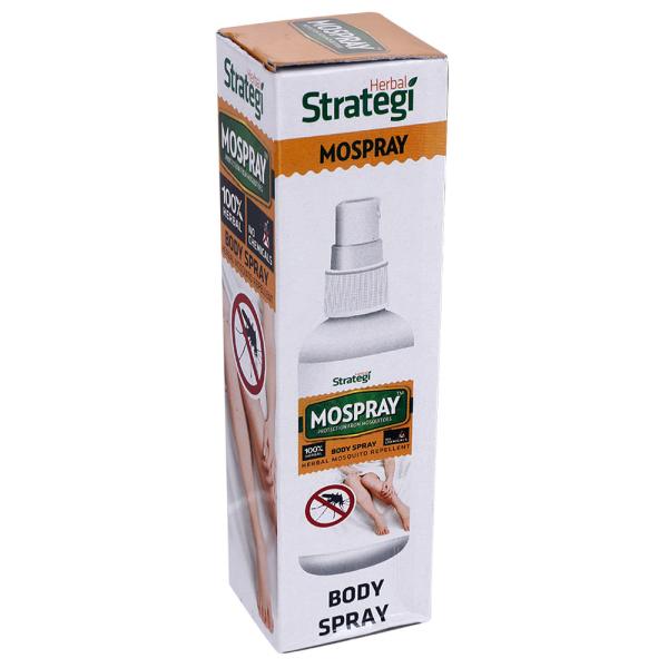 Herbal Strategi Mospray Herbal Mosquito Repellent Body Spray 100 ml ...