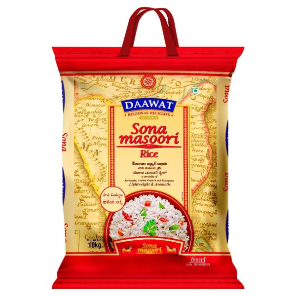 Daawat Sonamasoori Rice 10 kg - JioMart