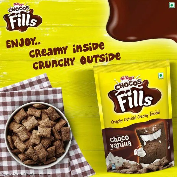 Kellogg's Choco Vanilla Choco Fills 180 g - JioMart