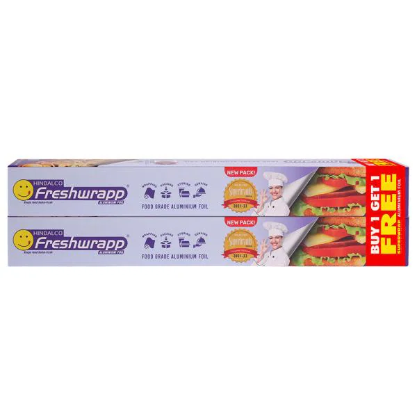 Hindalco Freshwrapp Aluminium Foil 33+17 g (Pack of 2) - JioMart