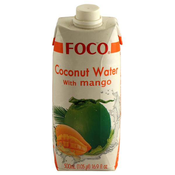 Foco Mango Flavoured Coconut Water 500 ml - JioMart