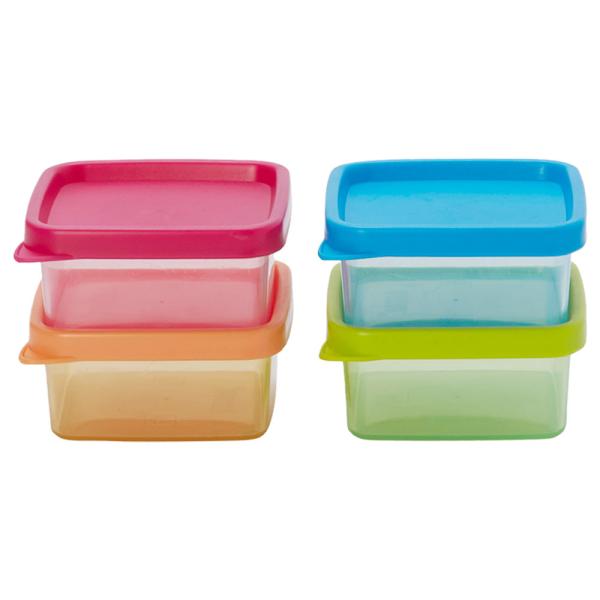Godani Assorted Colour Tiny Tots Small Container 80 ml (Set of 4) - JioMart