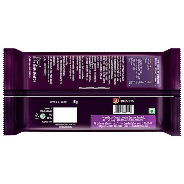 Britannia Pure Magic Deuce White Choco Cream Biscuits 60 g - JioMart