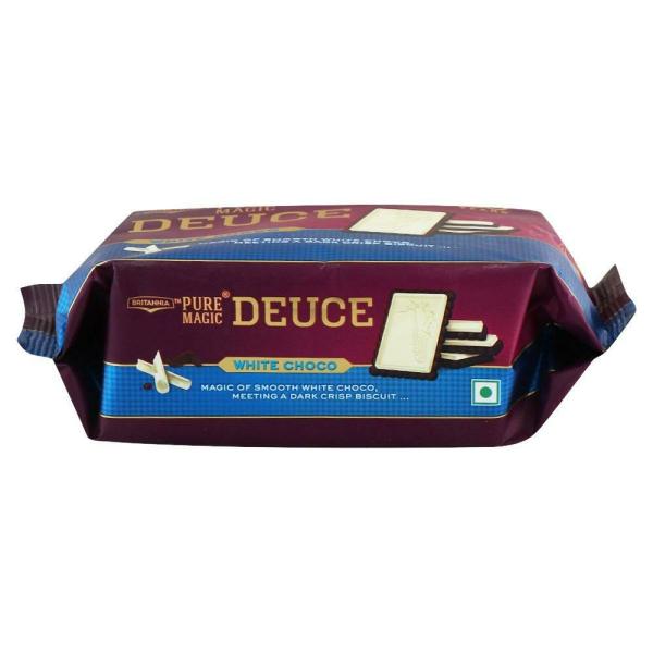 Britannia Pure Magic Deuce White Choco Cream Biscuits 60 g - JioMart