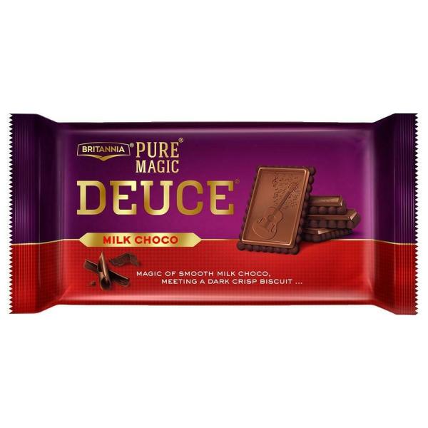 Britannia Pure Magic Deuce Milk Choco Cream Biscuits 60 g - JioMart