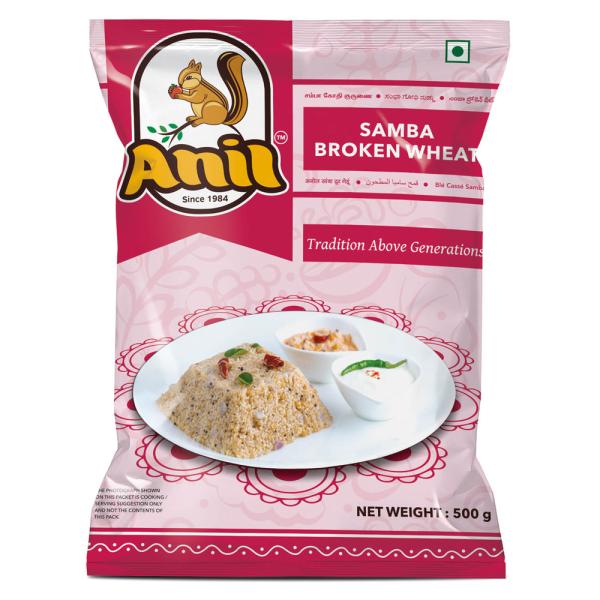 Anil Samba Broken Wheat 500 g - JioMart
