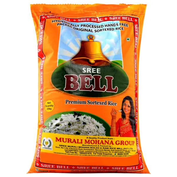 Sree Bell Premium Sortexed Rice 25 kg - JioMart