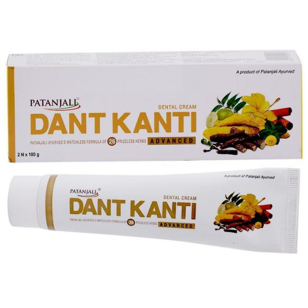 Patanjali Dant Kanti Advanced Dental Cream 100 g (Pack of 2) - JioMart