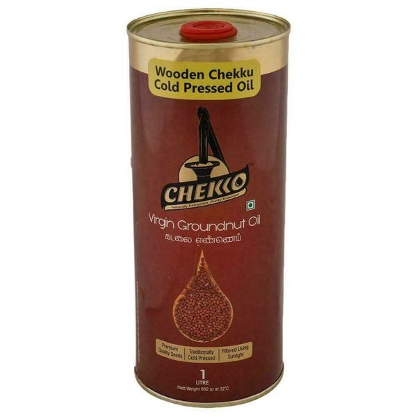 Chekko Virgin Groundnut Oil 1 L - JioMart