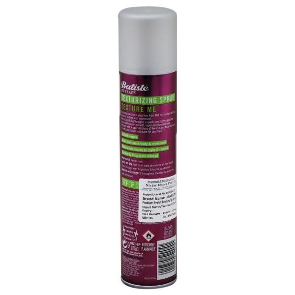 Batiste Stylist Texture Me Texturising Spray 200 ml - JioMart