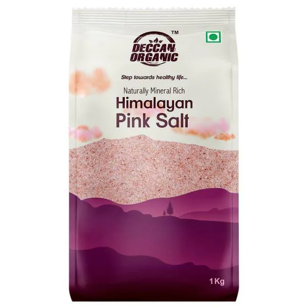 Deccan Organic Himalayan Pink Salt 1 kg - JioMart