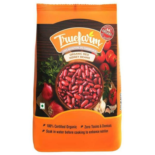 Truefarm Organic Red Rajma 500 g - JioMart