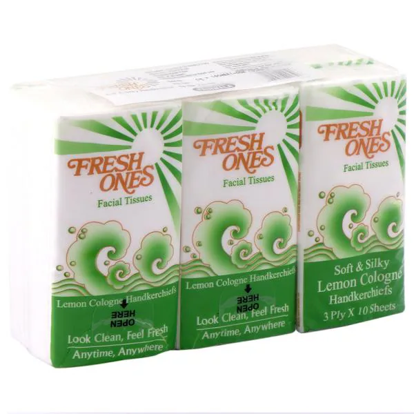 Fresh Ones Cologne Pocket Tissue 10 pcs (Pack of 6) - JioMart