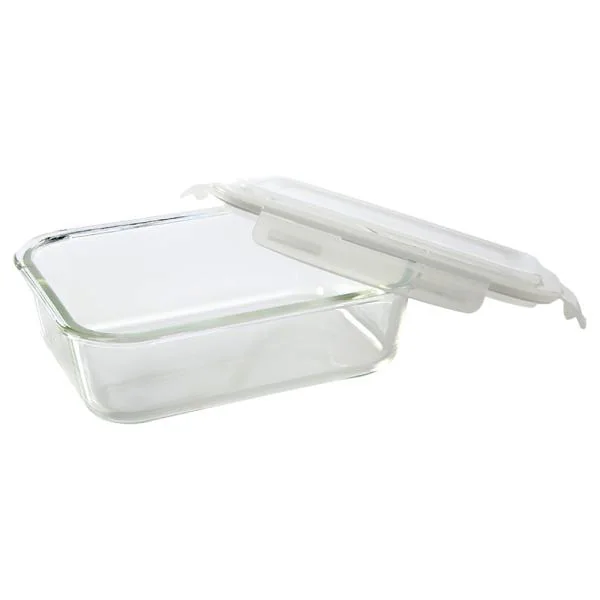Borosil Klip-N-Store Transparent Rectangular Airtight Container 640 ml ...