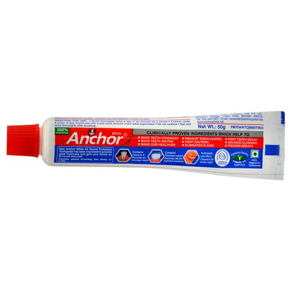 Anchor White All Round Protection Toothpaste 50 g - JioMart