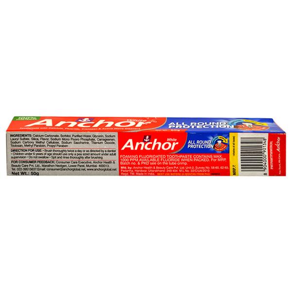 Anchor White All Round Protection Toothpaste 50 g - JioMart