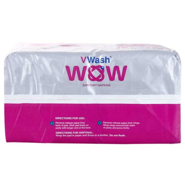 Vwash Wow Maxi Sanitary Napkin with Wings (L) 16 pads - JioMart