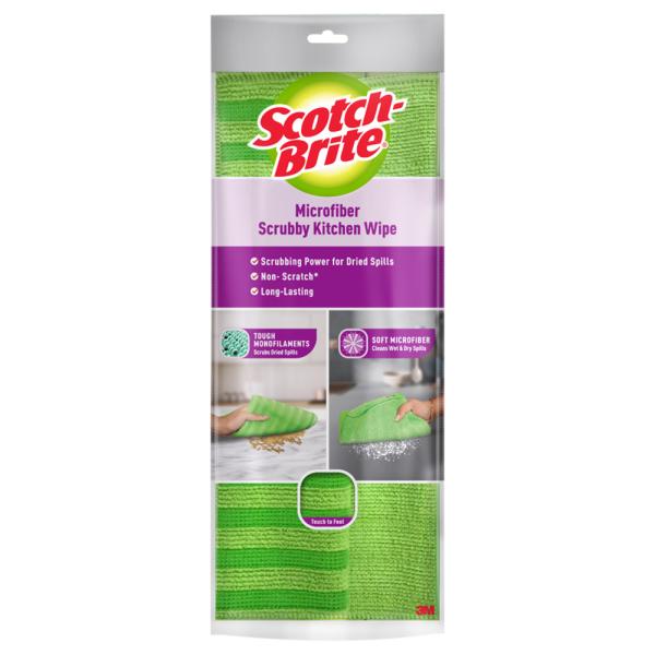 Scotch-Brite Microfiber Scrubby Kitchen Wipe 1 pc - JioMart