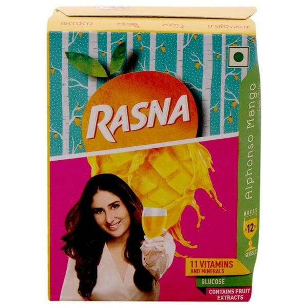 Rasna Fruit Fun Mango Instant Drink Mix 12 Servings - JioMart