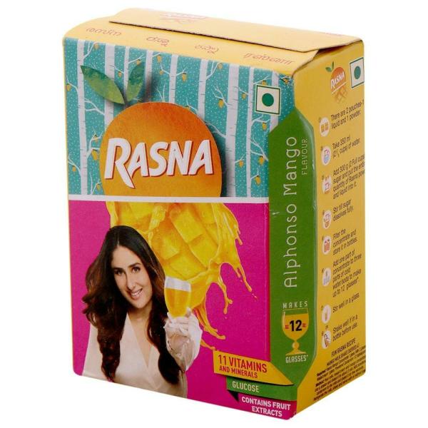 Rasna Fruit Fun Mango Instant Drink Mix 12 Servings - JioMart