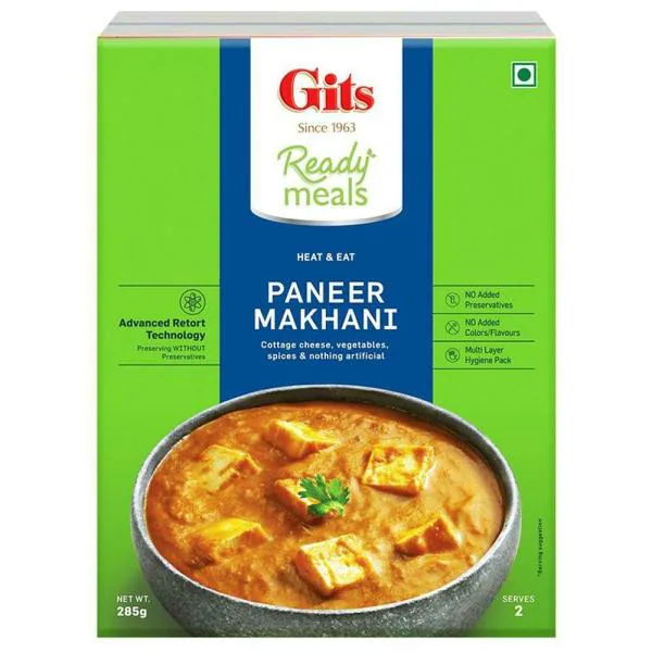 Gits Ready to Eat Paneer Makhani 285 g - JioMart
