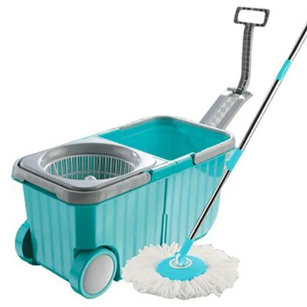 Polyset Dual Tub Wheel Bucket Mop - JioMart