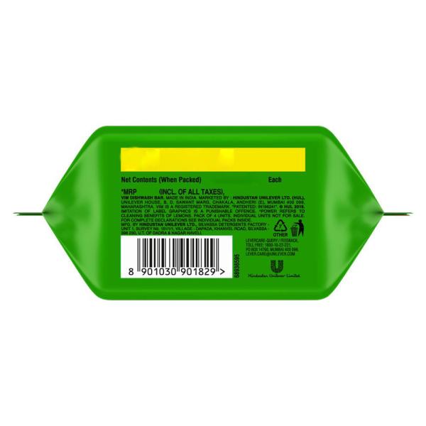 Vim Dishwash Bar 90 g (Pack of 4) - JioMart