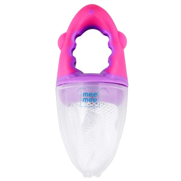 Mee Mee Pink Purple Fruit & Food Nutritional Feeder (4 months +) - JioMart