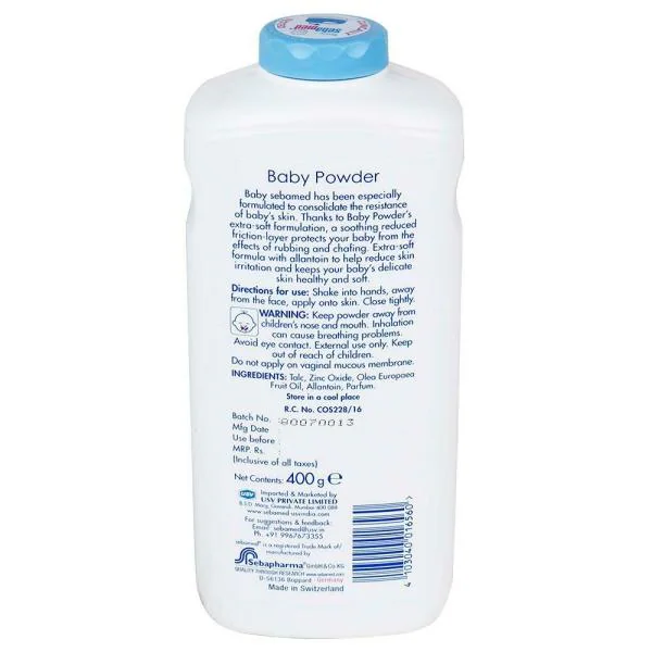 Sebamed Baby Powder 400 g - JioMart