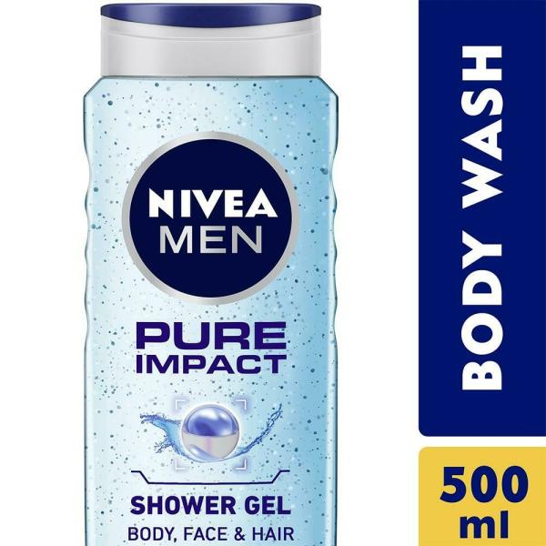Nivea Men Pure Impact Shower Gel 500 ml - JioMart