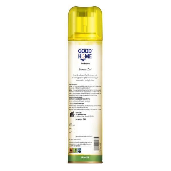 Good Home Lemony Zesty Lemon Room Freshener Spray 160 g - JioMart