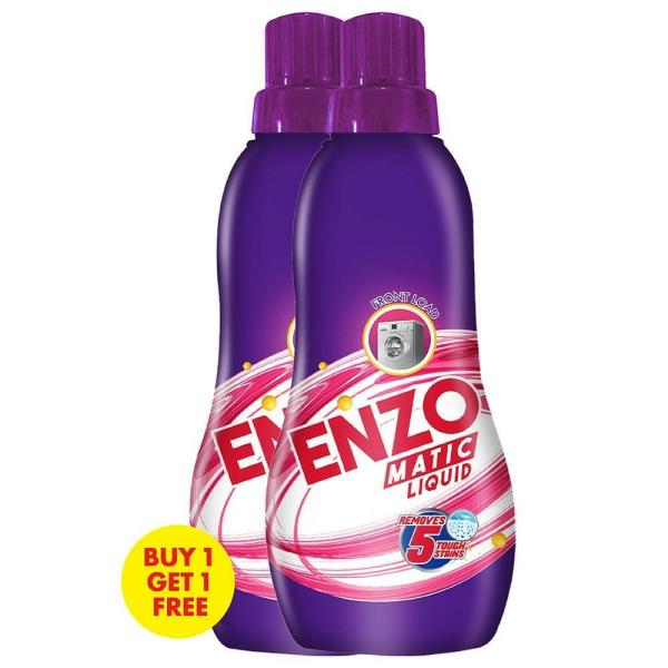 Enzo Matic Front Load Liquid Detergent 500 ml (Buy 1 Get 1 Free) - JioMart