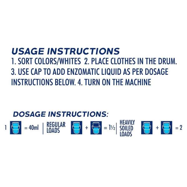 Enzo Matic Front Load Liquid Detergent 500 ml (Buy 1 Get 1 Free) - JioMart