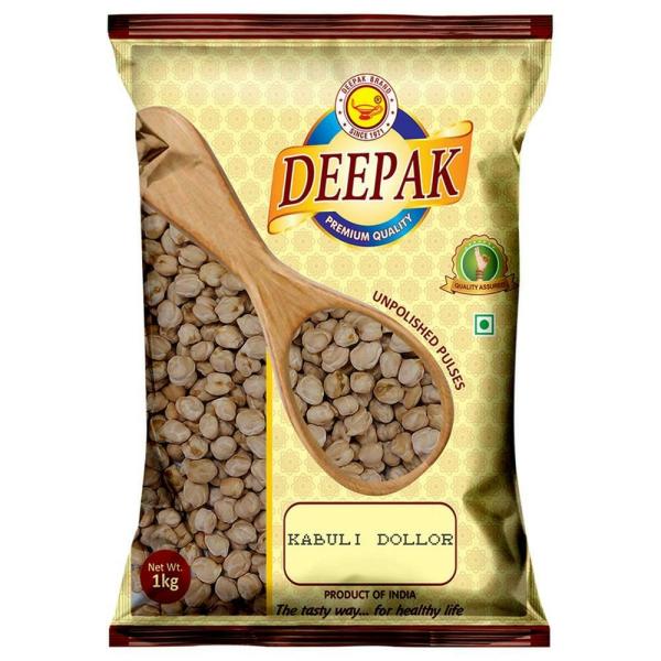 Deepak Premium Unpolished Dollar Kabuli Chana 1 kg - JioMart