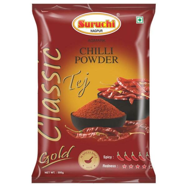 Suruchi Classic Gold Tej Chilli Powder 500 g - JioMart