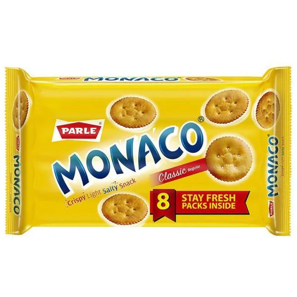 Parle Monaco Classic Regular Salted Biscuits 400 g - JioMart