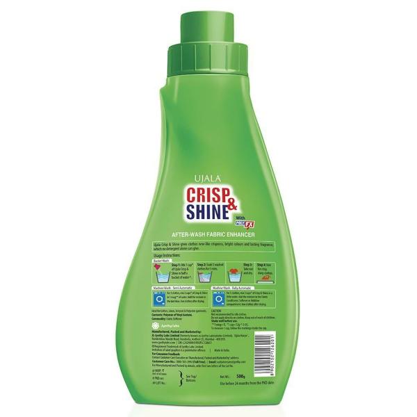 Ujala Crisp & Shine Jasmine Fresh After-Wash Fabric Enhancer 500 g ...